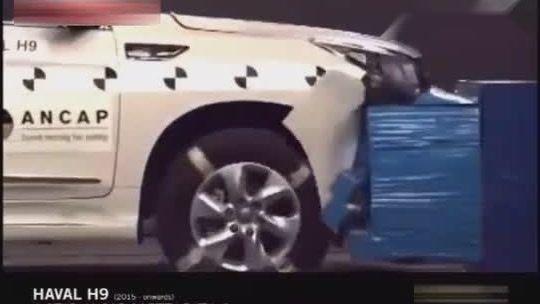 哈佛H9碰撞测试,看到这个我就知道中国有希望了(1)
