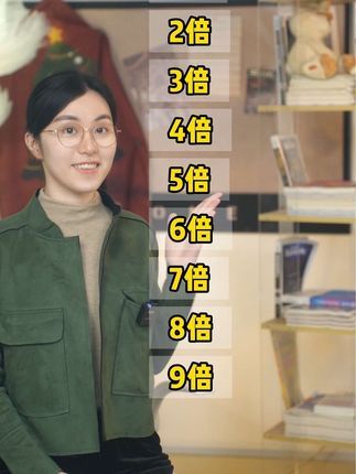 英语里的倍数#英语 #单词 #词汇