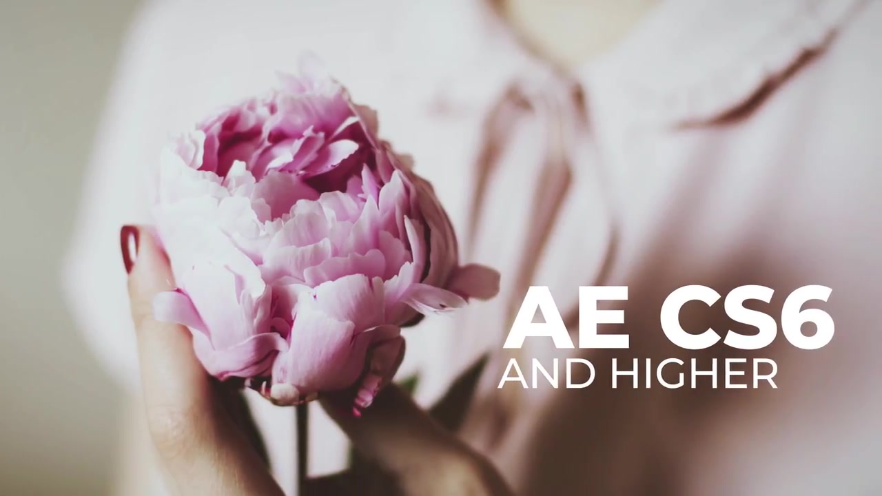 动态夏季开场动画AE模板