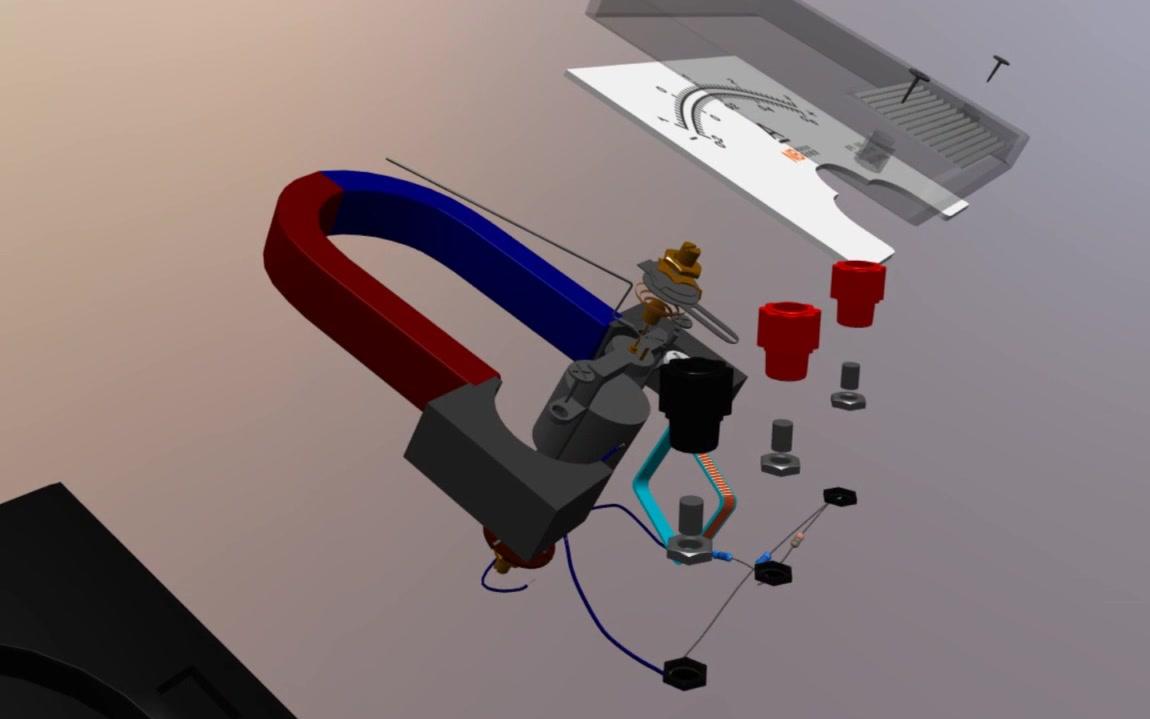 就是要看电流表3D