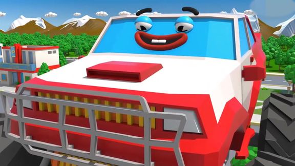 橙色拖拉机成了超级英雄新动画