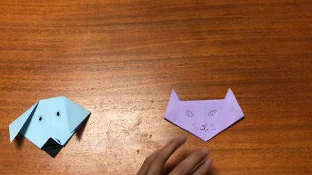 超可爱的狗狗猫猫, 折法居然这么简单! ! !