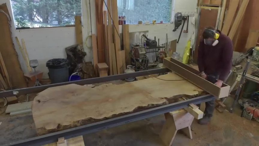 家具制作,如何制作大型实木餐桌