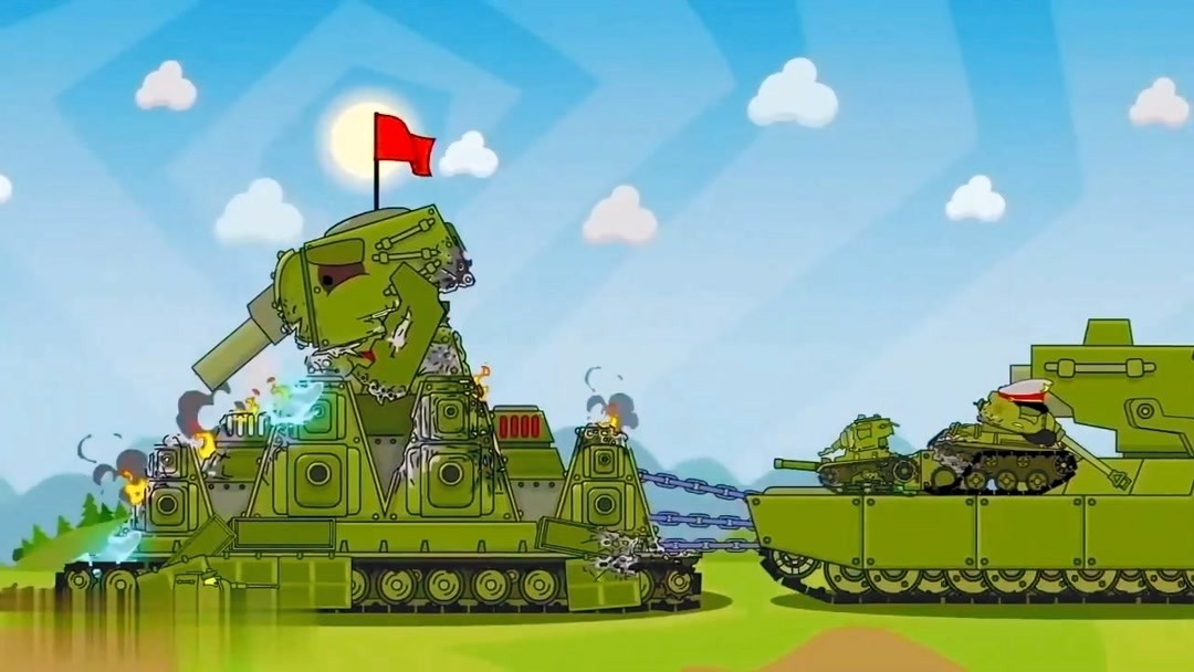 坦克世界搞笑动画:kv44到底是经历了怎样的大战