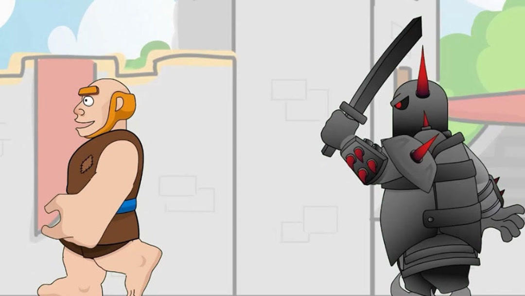 部落冲突皇室战争:皮卡超人我们逛街去吧