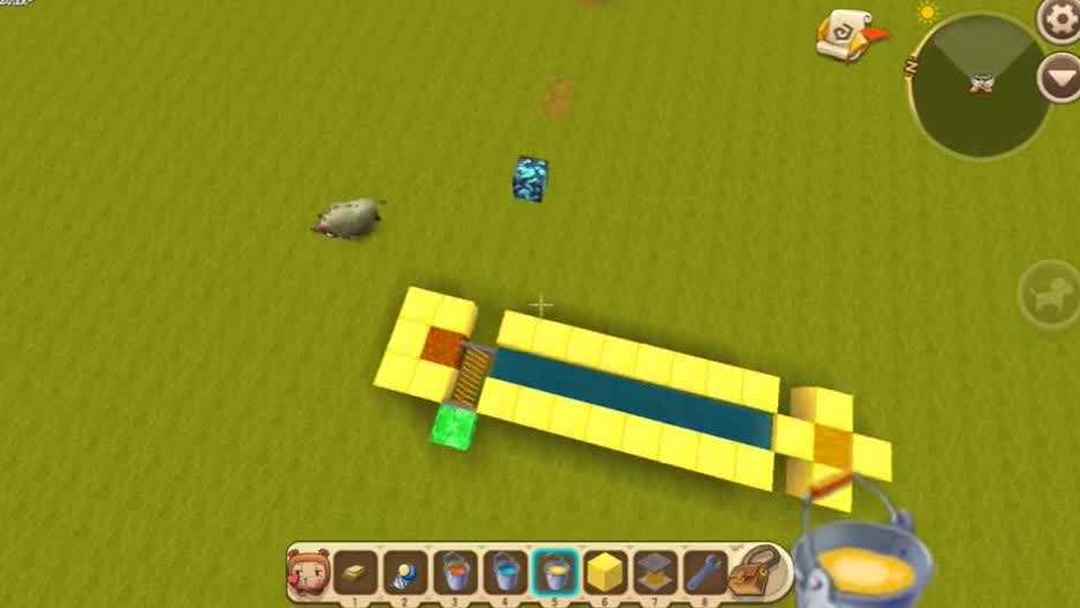 迷你世界:制作“钻石刷石机”教程, 原来除了水和岩浆, 还得蜂蜜