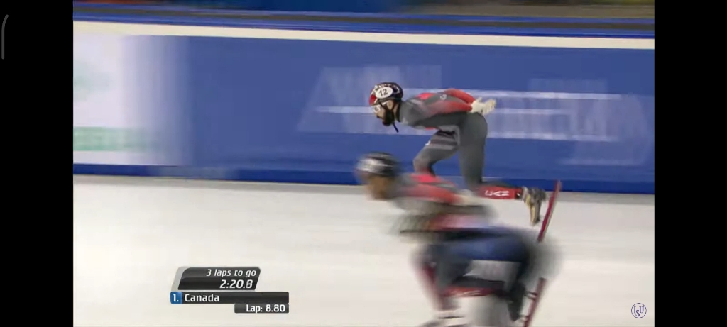 22-23赛季短道速滑世界杯阿拉木图站 混接四分之一决赛 第四组