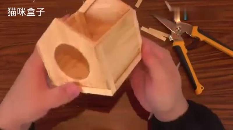 仓鼠DIY 手把手教你用冰棒棍制作仓鼠微型房子