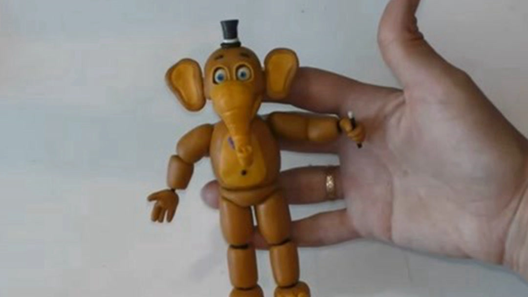 手办:用粘土捏一个奥维尔大象,步骤简单易学