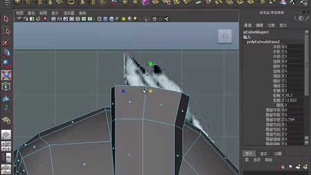 Maya三维模型制作——狼狗模型制作04一27