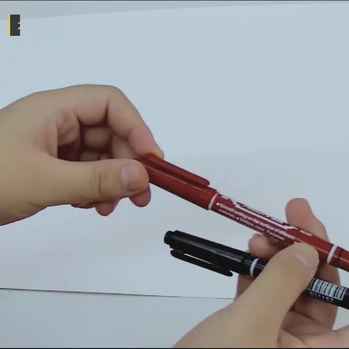 儿童绘画勾线笔画笔 粗细勾线笔 双头记号笔 可防水不褪色