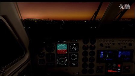 黄昏迪拜着陆,超美 FSX 模拟飞行