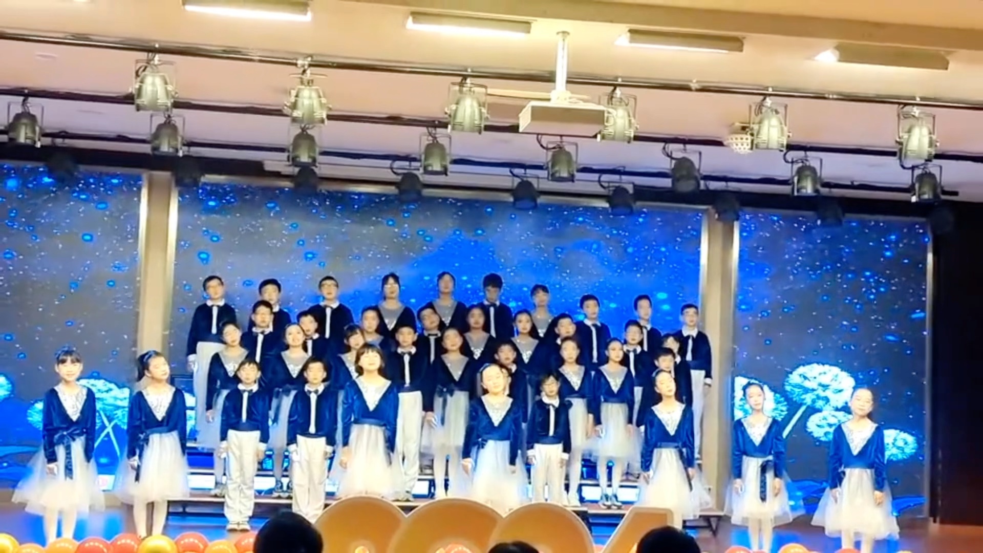 小学生合唱一等奖,视频《萱草花》,字幕校对版,超美超好听