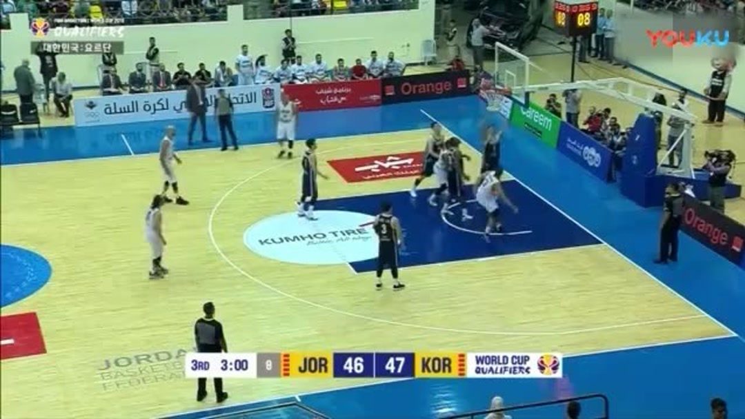 男篮世界杯预选赛, 韩国86-75约旦