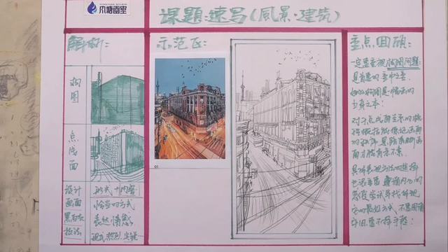 建筑风景速写(下)