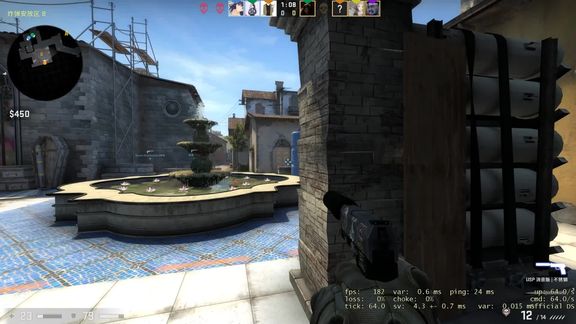 【CSGO】炼狱小镇队友都很给力。