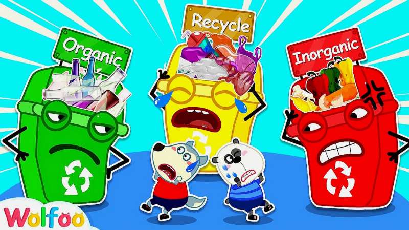 儿童卡通片:小萌娃学习垃圾分类