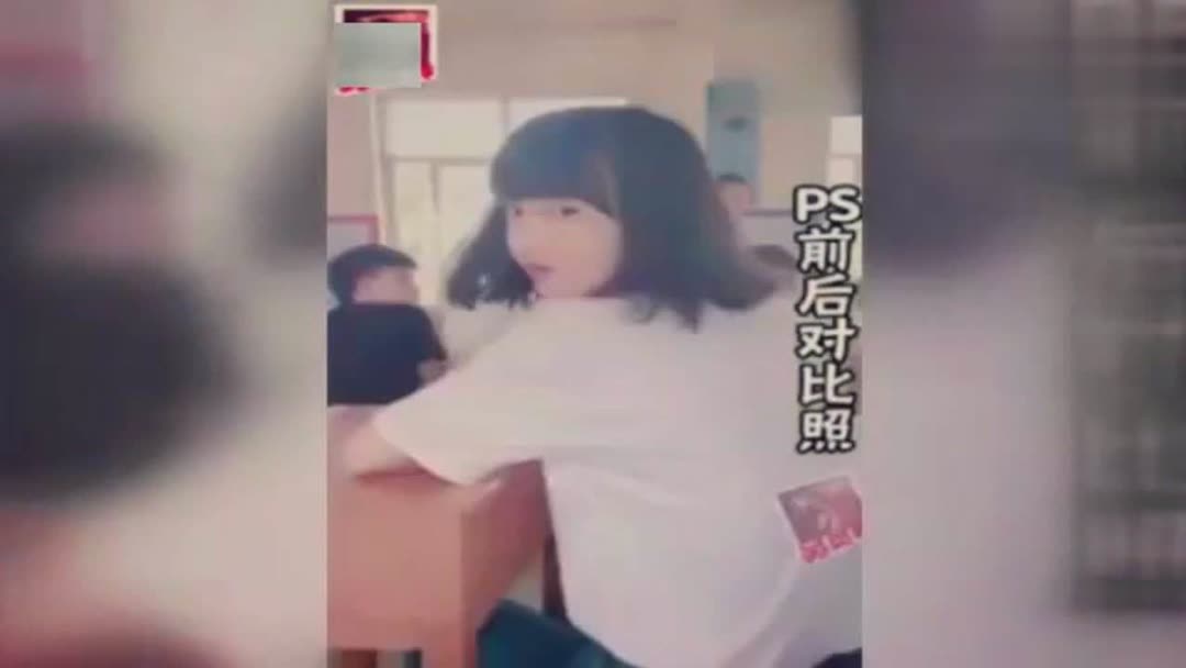 妹子PS前后对比照,你和明星就差PS一下