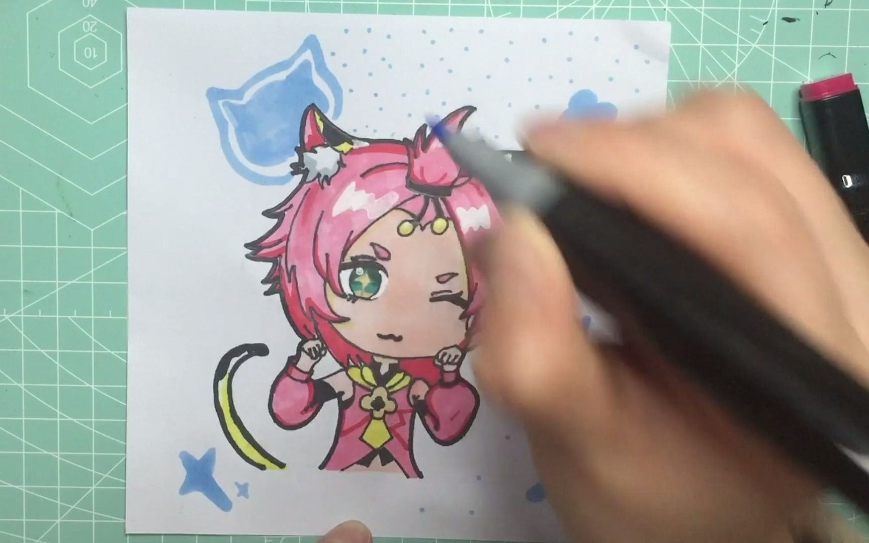 手绘卡通漫画人物教程
