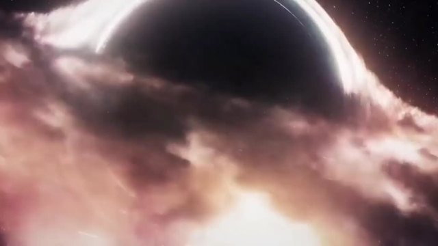 宇宙中黑洞真实的样子!