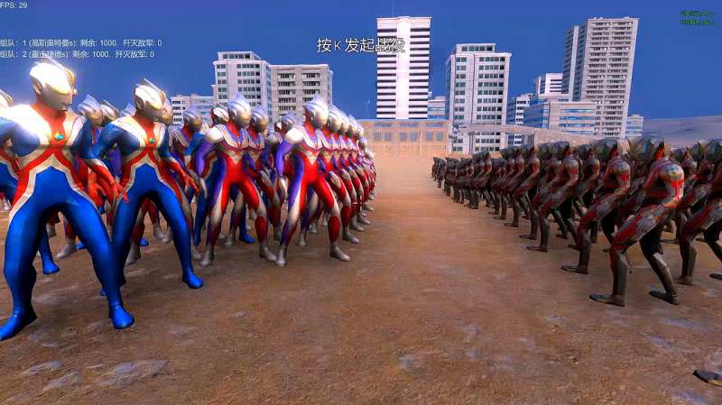 史诗战争模拟器:1000个终极捷德VS迪迦和高斯,结局会如何