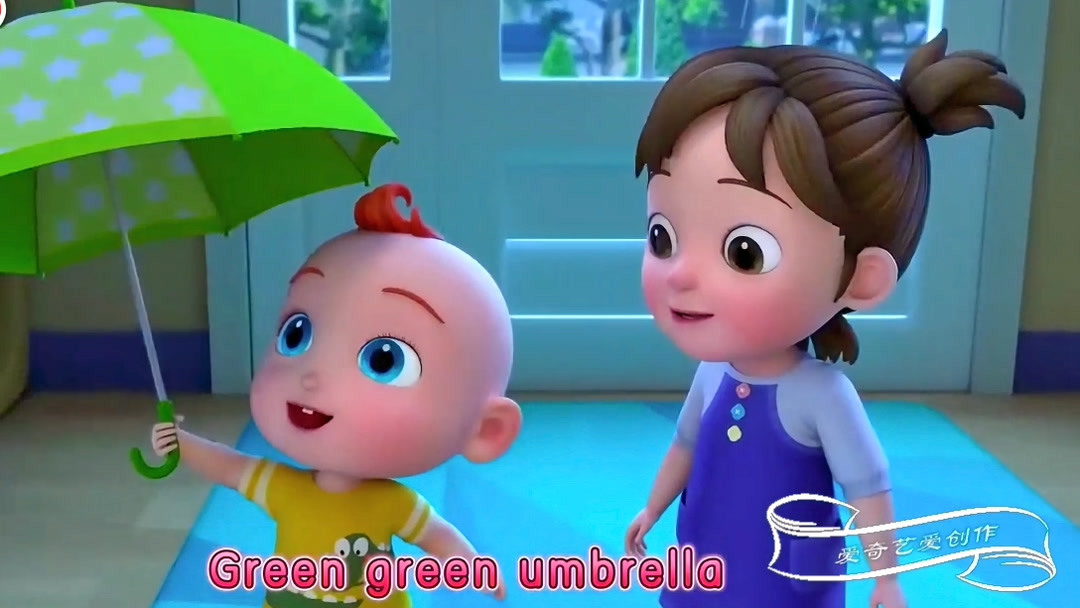 超级宝贝jojo:英语早教动画儿歌《下雨天》《小雨伞》