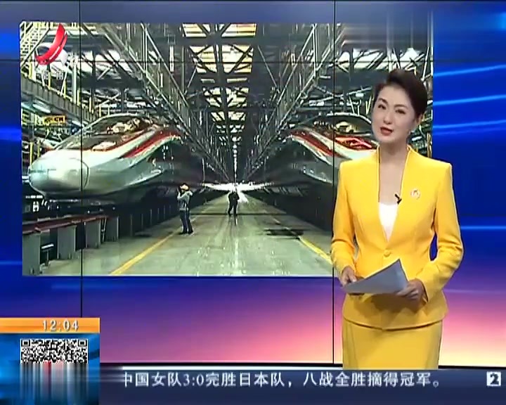 南昌:复兴号智能动车组惊艳亮相从南昌到北京只要5个多小时