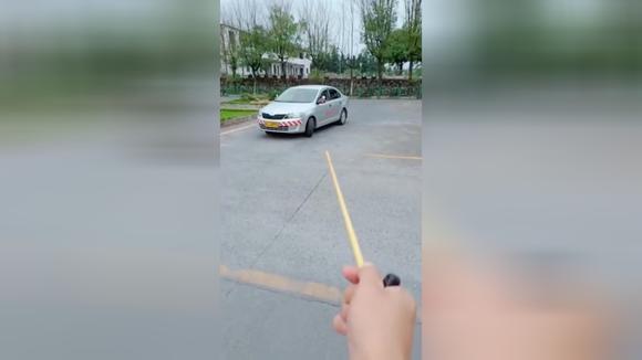 科目二左倒库教学,看懂了其实很简单,这样做满分通过