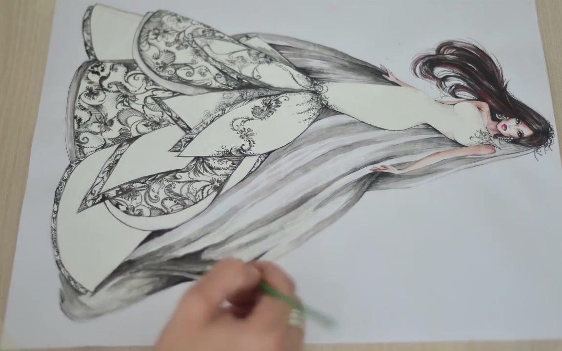 服装设计:服装设计师手绘教学,就是这么简单!