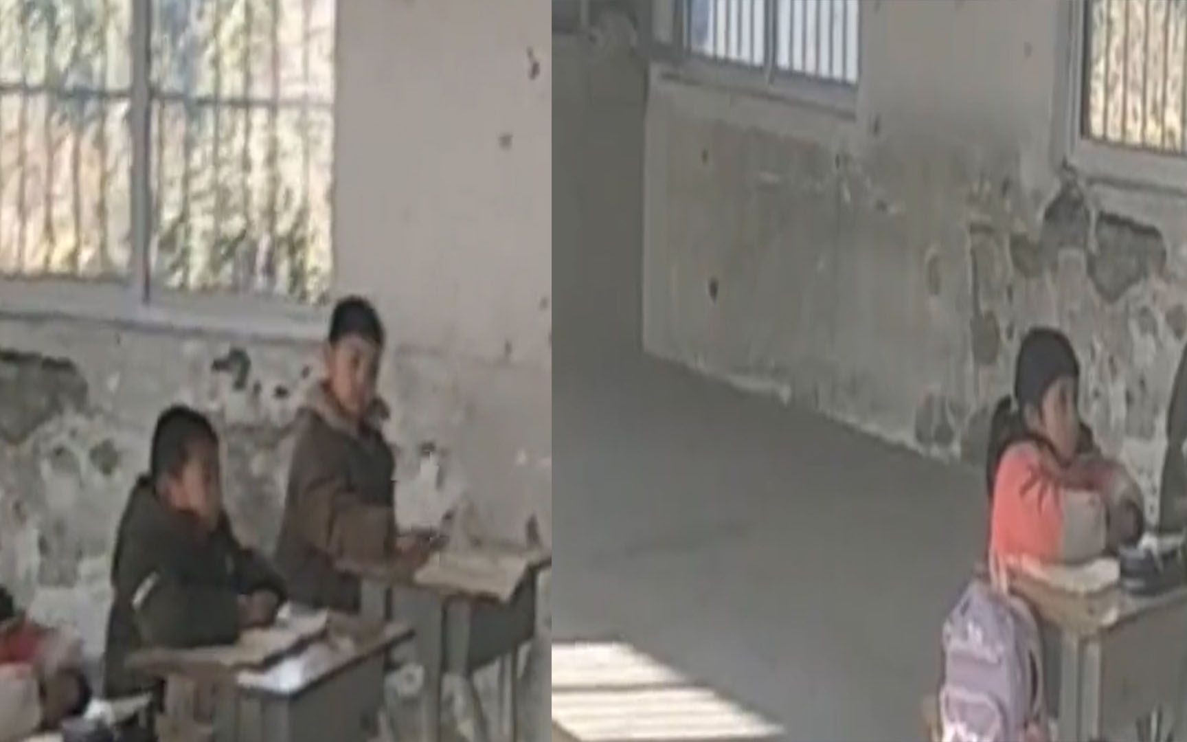 安徽学校一个年级只有三个学生,老师坚持为他们开课,为老师点赞!