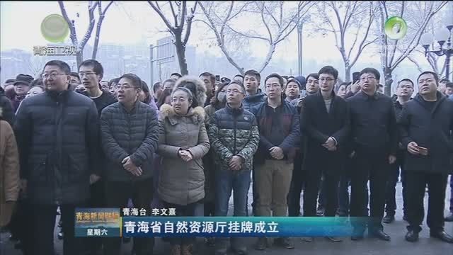 青海省林业和草原局挂牌成立