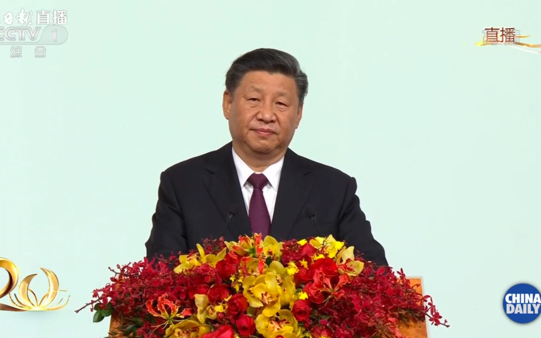 习近平:绝不允许任何外部势力干预香港、澳门事务