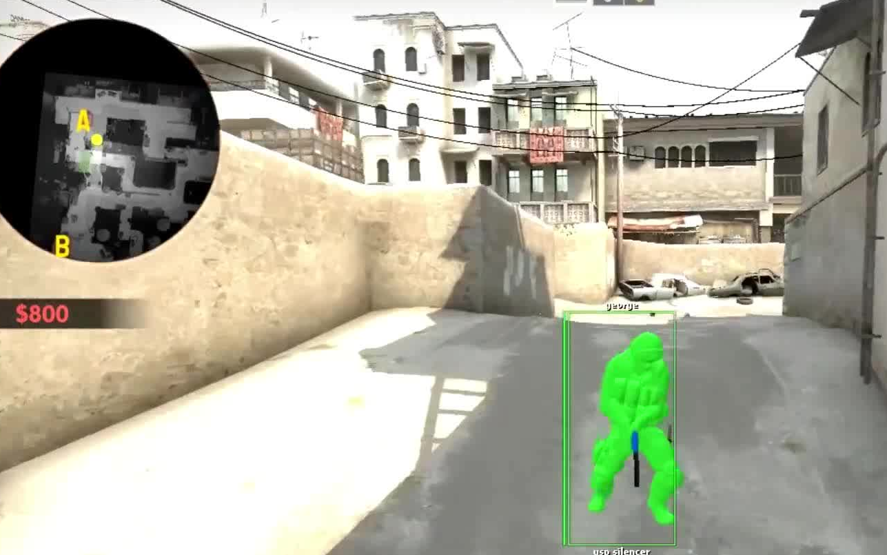 【CS:GO】高能大陀螺外挂混剪:他转起来了!