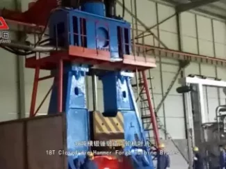 大型汽轮机叶片的制造过程18吨全液压模锻锤锻锤精密锻造设备热锻...