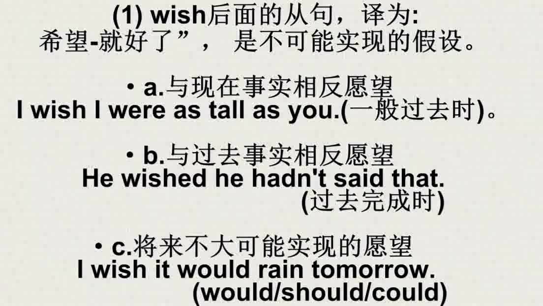 英语语法英语口语入门学习虚拟语气if