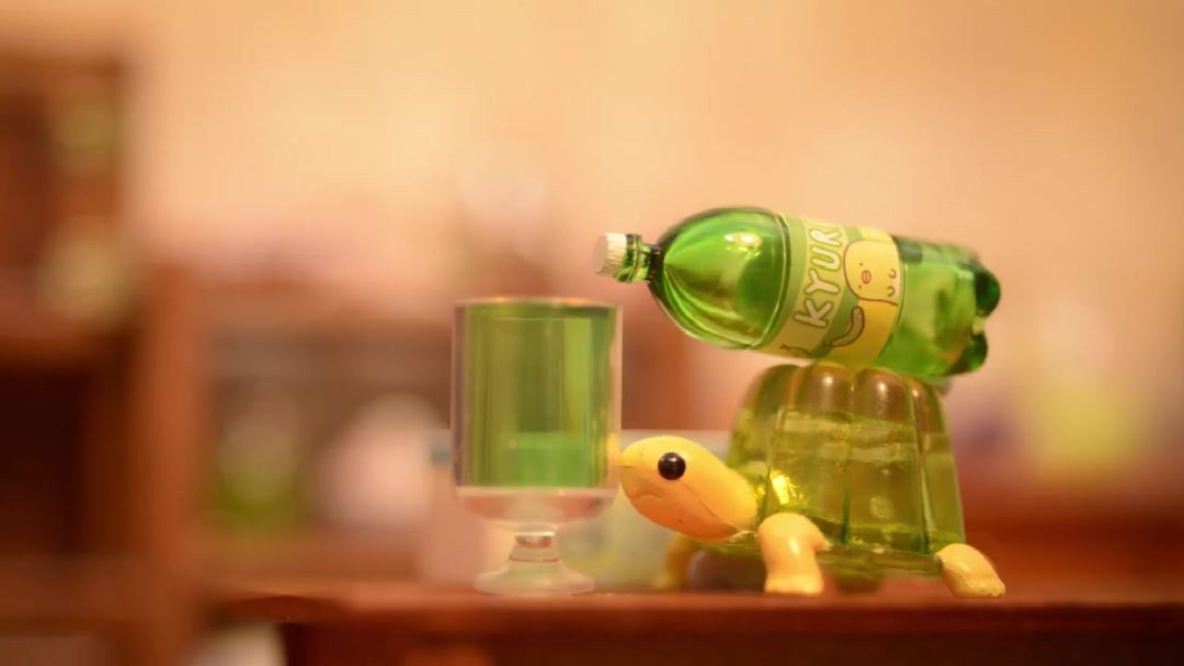 有趣定格动画:迷你世界里的小乌龟做饭,可爱的小煎饼,萌化了!