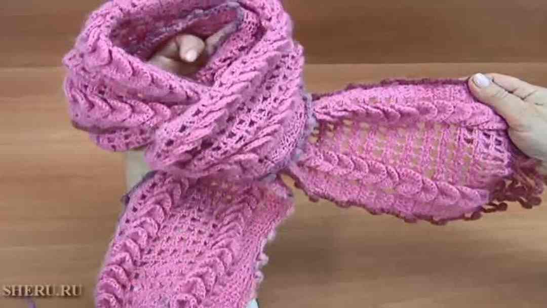 编织围巾花样教程视频 ，围巾编织花样5000款式，淑女必备款！