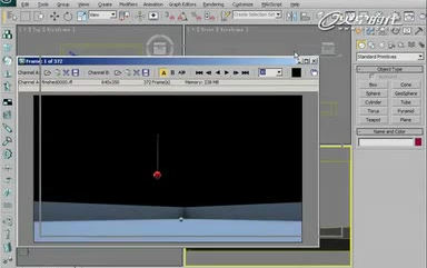【老物补档】3DMAX 粒子与动力学结合综合案例