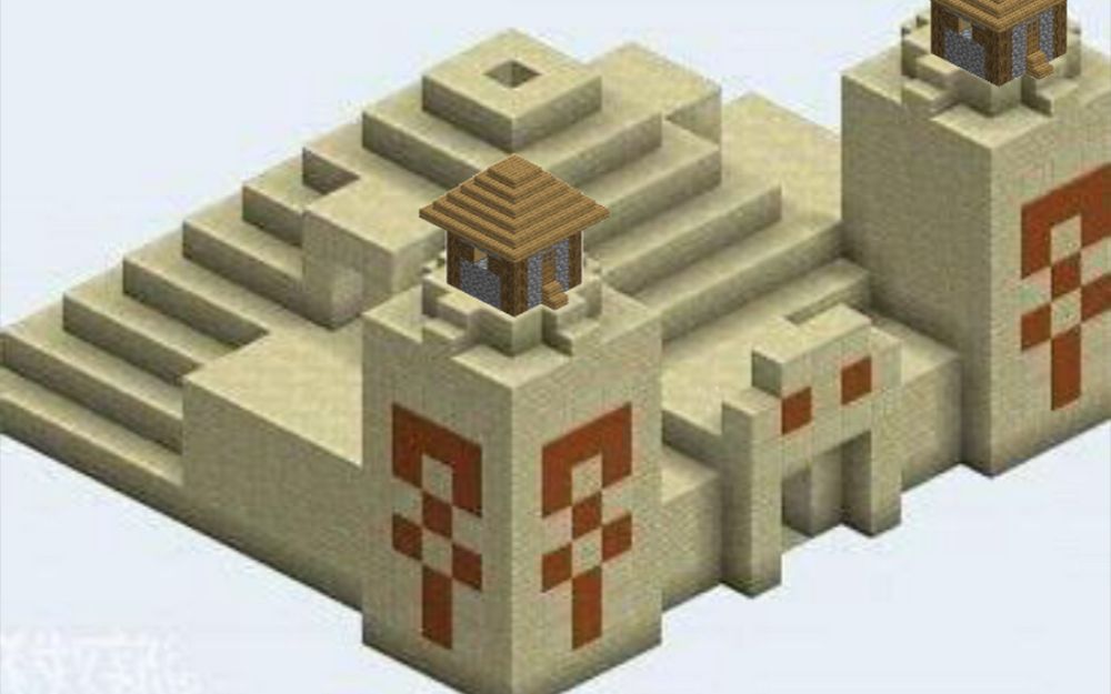 [种子]小沙漠居然有双倍的惊喜?两(村庄+沙漠神殿)