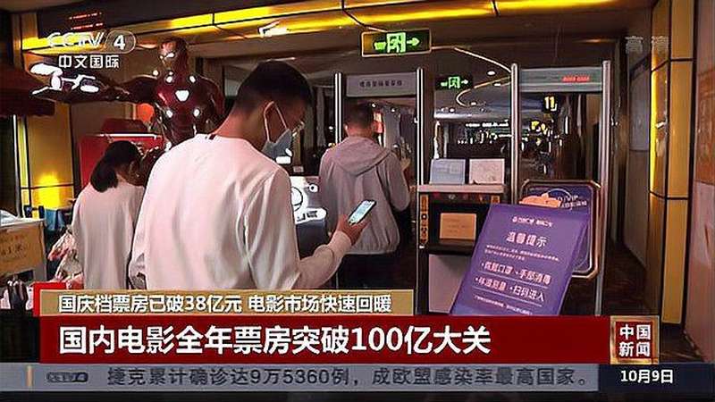 国庆档票房已破38亿元 电影市场快速回暖