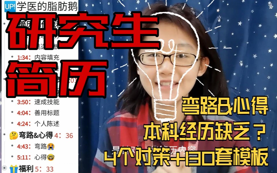 【保研/考研|简历】详细流程!缺乏科研/获奖经历?4大妙招!避坑经验...