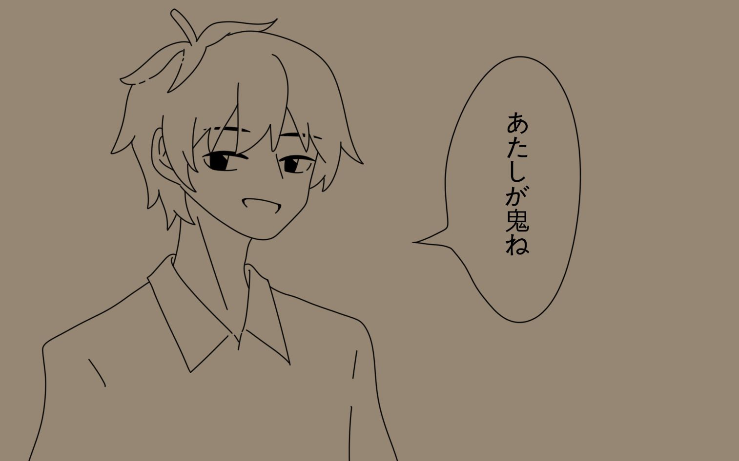 【手书】幻花茄的不倒翁先生倒下了