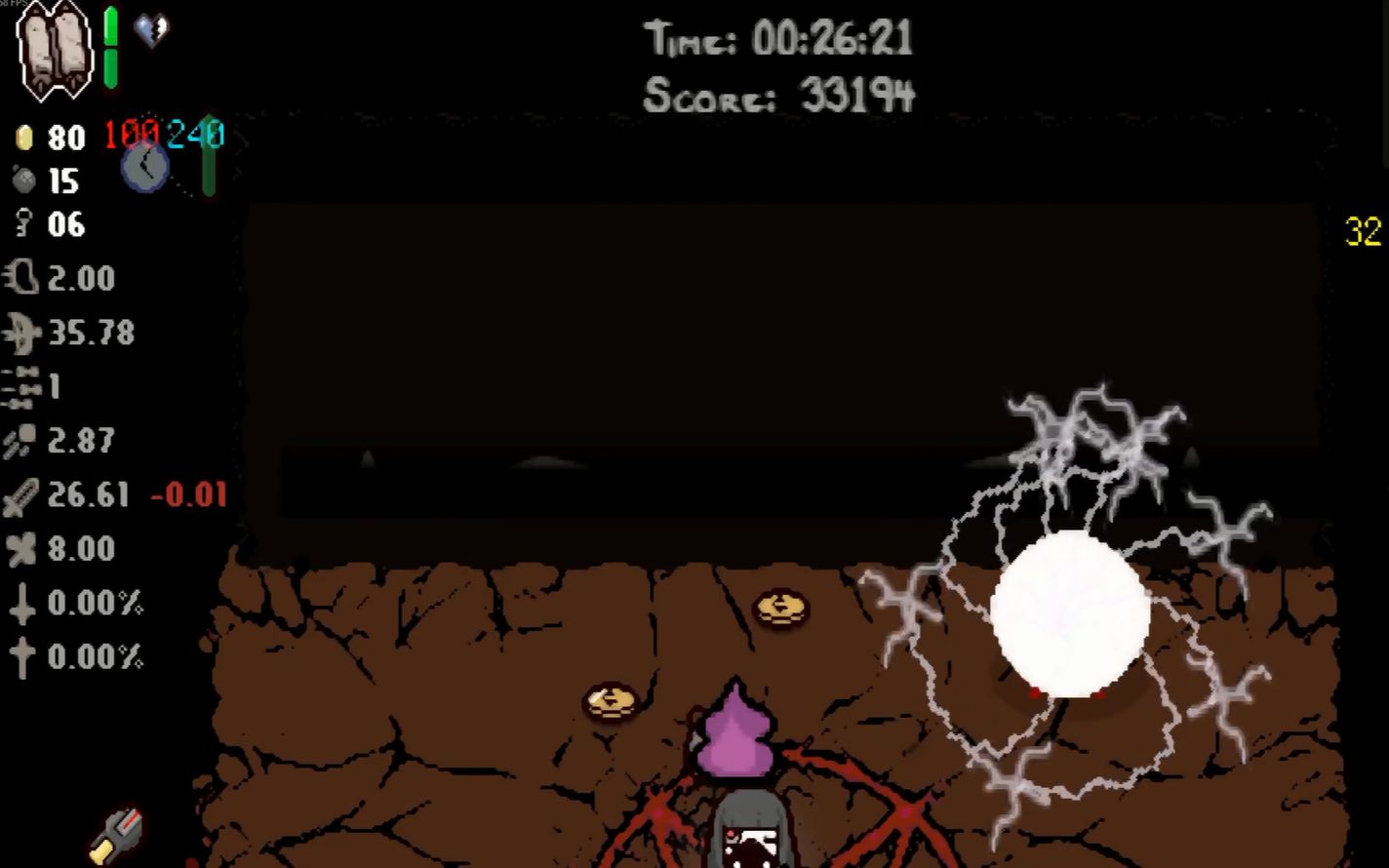 控制球状闪电的雷电法王!{新宇阁下}以撒的结合胎衣+