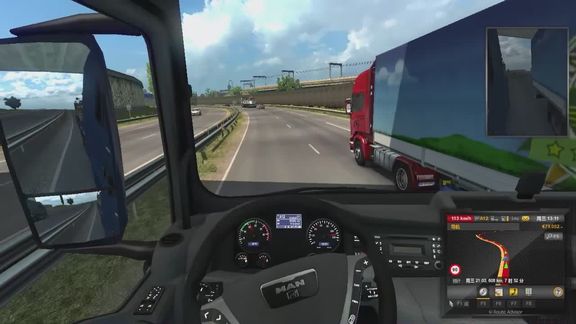 欧洲卡车模拟2:老司机日常秀操作