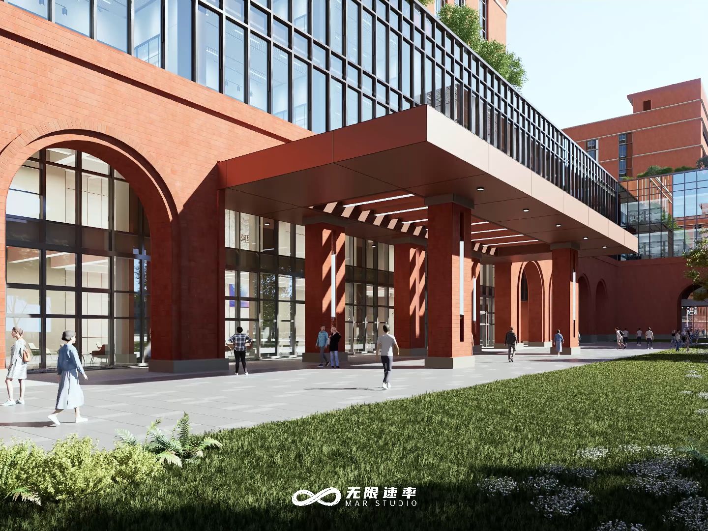 西安电子科技大学广州研究院|D5建筑动画渲染