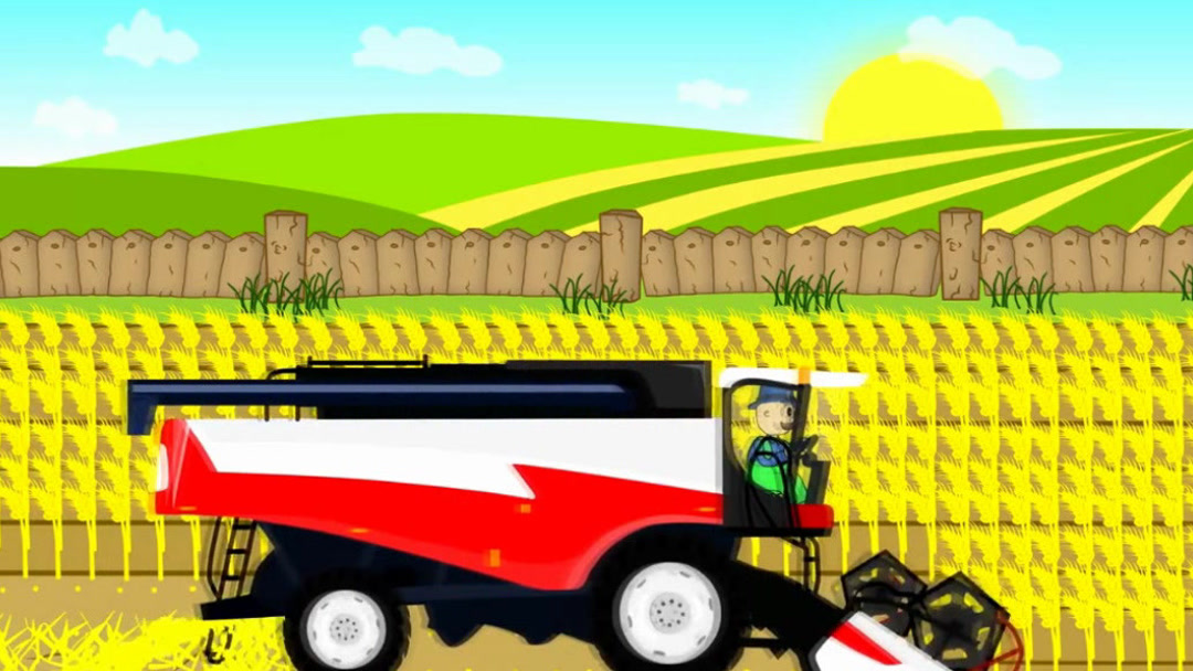 儿童玩具 挖掘机推土机 汽车总动员动画视频04