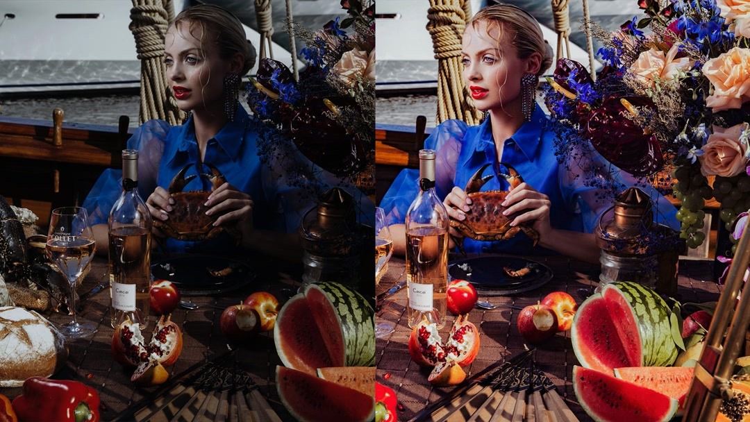 16年设计老师,教你用PS快速给美女照片P出氛围色!
