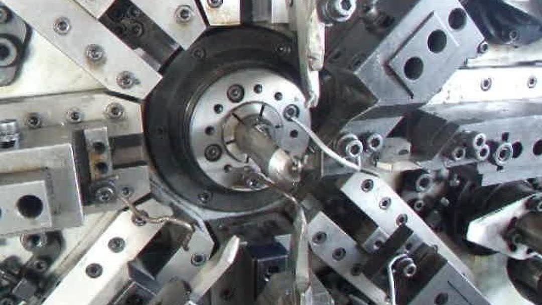 汽车水箱管卡簧,钢丝喉箍生产过程视频,陈邵东提供