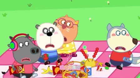 儿童益智动画:垃圾怎么分类呢?沃夫有办法!