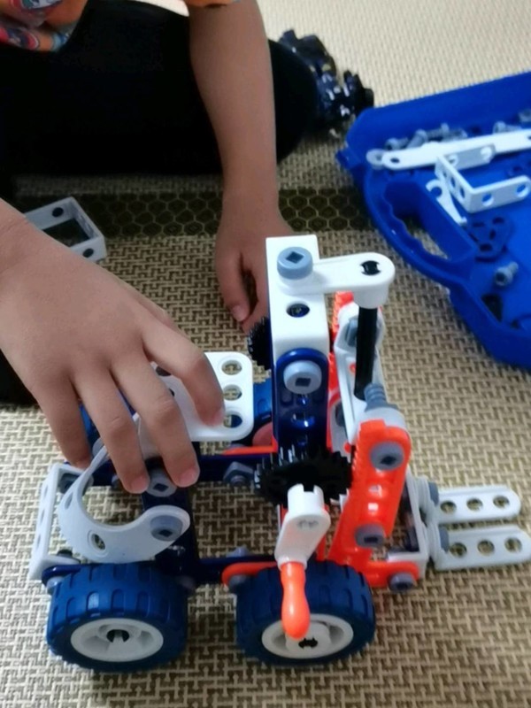 stem没有A软胶拼装工程车套装